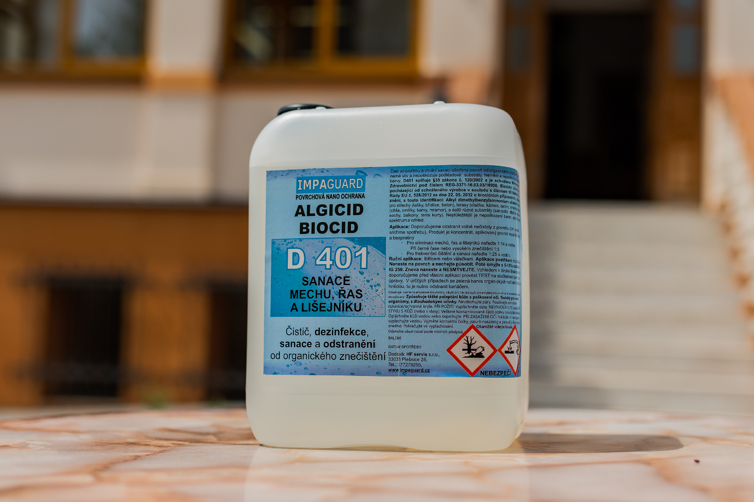 Čistič, algicid a prevence - koncentrát - IG D 401 | HF servis